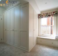 China Modern Shaker Design Custom Size Wardrobe with Eco-Friendly Material and Hinge Door for sale