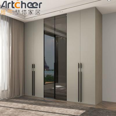 China Modern Design Customizable Color Wardrobe with Eco-Friendly Material for Bedroom and Apartment for sale