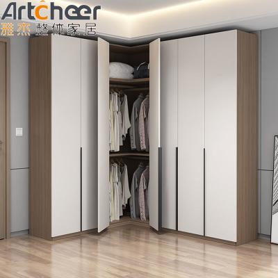 China Modern Stylish Customized Size Wardrobe Closet with Eco-Friendly Material for Bedroom Furniture for sale
