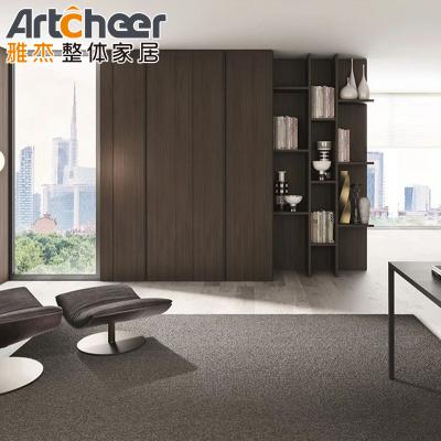 China Dark Walnut Color Modern Stylish Wardrobe Closet with Customized Size for sale