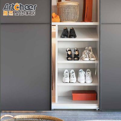 China Solid Wood Ready to Assemble Modern Design Wardrobe Closet for Bedroom Furniture for sale