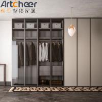 China Modern Stylish Hinge Door Wardrobe with Customized Size and Eco-Friendly Material for sale