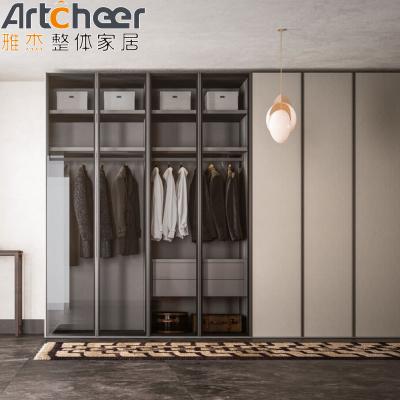China Modern Stylish Hinge Door Wardrobe with Customized Size and Eco-Friendly Material for sale