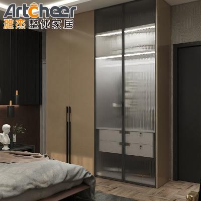 China Modern Stylish Customized Size Wardrobe Closet with Eco-Friendly Material for sale