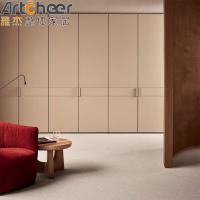 China Modern Stylish Aluminium Profile Wardrobe Closet with Customized Size for Bedroom Furniture for sale