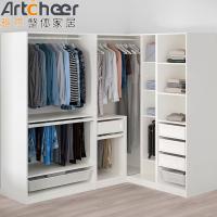 China Modern Stylish Customized Size Wardrobe Closet with Eco-Friendly Material for sale