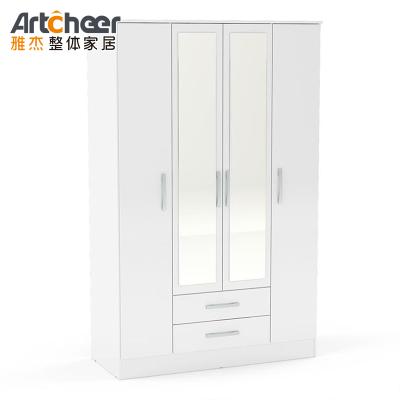 China Modern Stylish Customized Size Wardrobe Closet with Eco-Friendly Material for Bedroom for sale