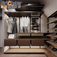 China Modern Minimalist Design Walk In Wardrobe with Customized Size and Eco-Friendly Material for Bedroom and Villa for sale