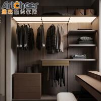 China Modern Design Glass Door Walk In Wardrobe Closet with Customized Size for Bedroom for sale