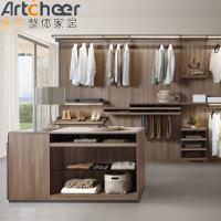 China Modern Stylish Walk In Wardrobe with Customized Size and Eco-Friendly Material for Villa Luxury Style for sale
