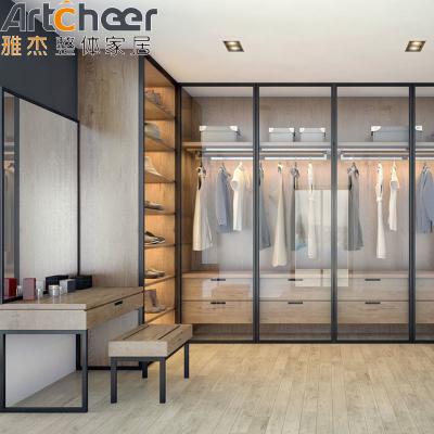 China Modern Stylish Custom Size Walk In Wardrobe Durable and Freestanding for Bedroom for sale