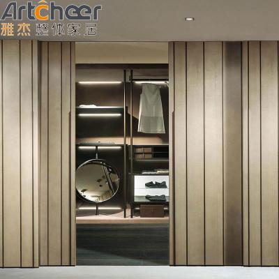 China Customized Size Minimalist Design Eco-Friendly Material Walk-In Wardrobe Closet for sale