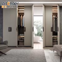 China French Style Custom Size Solid Wood Walk-In Wardrobe Closet for Luxury Bedroom for sale