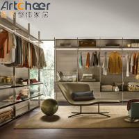 China Minimalist Design Walk-in Wardrobe with Foldable and Extendable Features for Bedroom and Living Room for sale