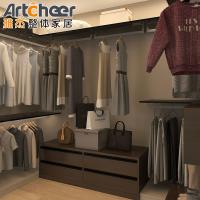 China Modern Stylish Walk-In Wardrobe with Glass Door and Custom Size for Bedroom for sale
