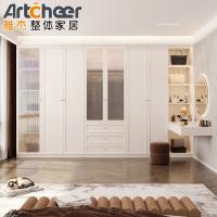 China Modern Stylish Solid Wood Walk In Wardrobe with Customized Size for Bedroom for sale