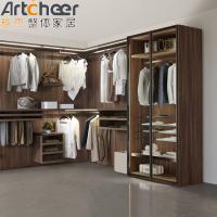 China Modern Design Walk In Wardrobe with Open Design Without Door and Customized Size for sale