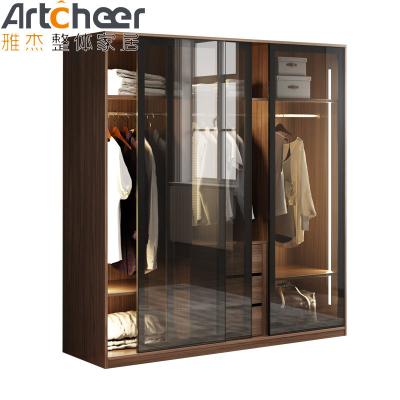 China Contemporary Design Customized Size Walk-In Wardrobe with Eco-Friendly Material for sale