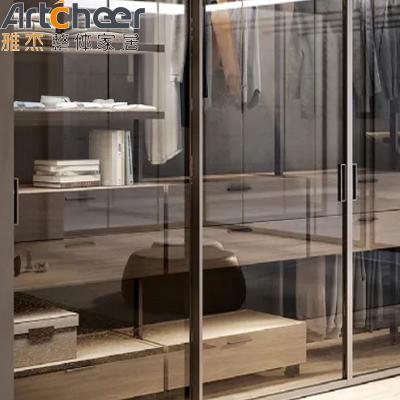 China Eco-Friendly Adjustable Large Capacity Walk In Wardrobe Closet for Modern Homes for sale