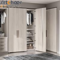 China Modern Design Walk In Wardrobe with Hinge Door Type and Customized Size for sale