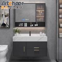 China Chinese Design Bathroom Vanity with Smart Mirror and Wall-mounted Installation for sale