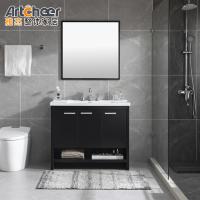 China Floor Standing Bathroom Vanity Combo with Water Resistant Plywood and Smart Mirror for sale