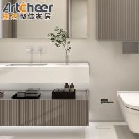 China Modern Solid Wood Bathroom Vanity with Customized Color and Contemporary Design for sale