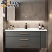 China Contemporary Design Bathroom Vanity with Customized Color and Floor Mounted Installation for sale