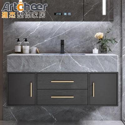 China Modern Design Bathroom Vanity Combo with Customizable Color and Eco-Friendly Material for sale