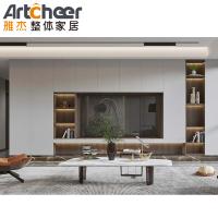 China Customized Size Wall Mount TV Cabinet with Eco Friendly Material for Living Room and Bedroom for sale