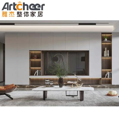 China Customized Size Wall Mount TV Cabinet with Eco Friendly Material for Living Room and Bedroom for sale