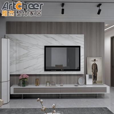 China Modern Stylish TV Cabinet with Customized Size and Eco Friendly Material for Living Room for sale