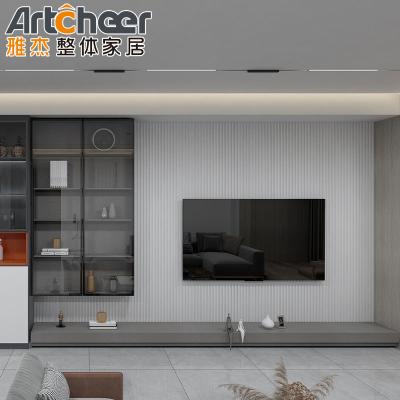 China Modern Stylish TV Cabinet with Customized Size and Eco Friendly Material for Living Room for sale