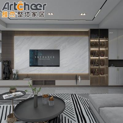 China Modern Stylish TV Cabinet with Customized Size and Eco Friendly Material for Living Room for sale