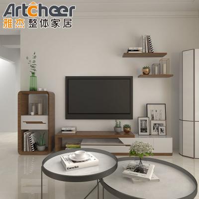 China Adjustable Height Extendable TV Cabinet with Customized Size for Living Room Wall Mounted Cabinet for sale