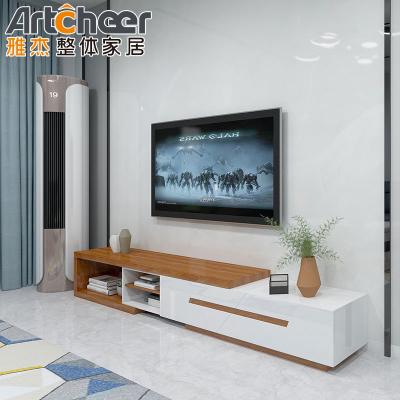 China Modern Adjustable Height TV Cabinet with Customized Size and Eco Friendly Material for sale