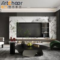 China Modern Adjustable Height TV Cabinet Stand with Customized Size and Eco Friendly Material for sale