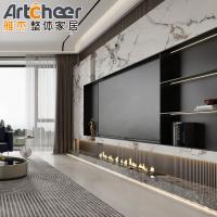 China Modern Adjustable Height Extendable TV Cabinet with Eco Friendly Material for Living Room and Hotel for sale