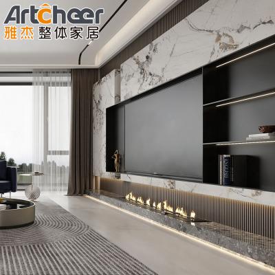 China Modern Adjustable Height Extendable TV Cabinet with Eco Friendly Material for Living Room and Hotel for sale