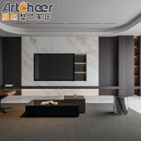 China Retractable Solid Wood TV Cabinet with Customizable Size for Modern Living Room for sale