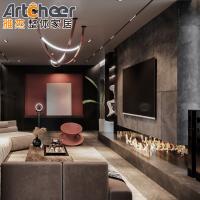 China Customized Size Modern Stylish Eco Friendly TV Cabinet Wall Mounted Cabinet for Living Room for sale