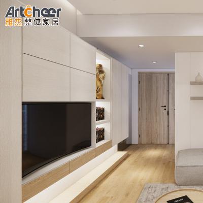 China Modern Stylish TV Cabinet with Customized Size and Eco Friendly Material for Living Room for sale