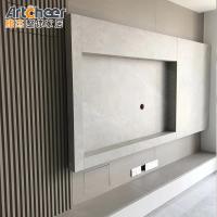 China Modern Stylish Marble Top TV Cabinet with Customizable Design and Wall Mounted Feature for sale