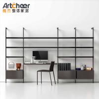 China Modern Stylish Adjustable Height Display Rack with Aluminum Frame for Living Room for sale