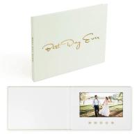 China Custom logos memory wedding invitations book lcd business card gift screen 7 inch greeting business video brochure for sale