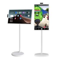 China Smart TV 32 Inch Android 10 OS System Incell Touch Screen Stanbyme With Stand And Battery for sale