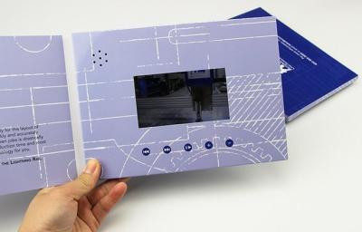 China Lcd Display Video Brochure Content Marketing Postcard With Wifi For Automative for sale