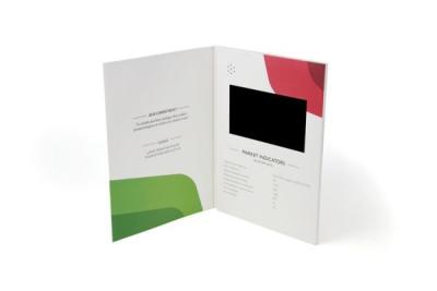 China 5.0  inch lcd video brochure card for marketing compaign,LCD video mailer invitation card for sale