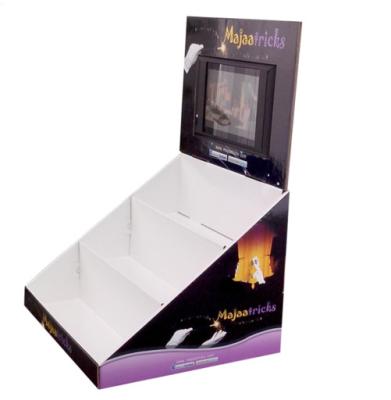 China Button Control lcd advertising screen player for supermarket retail display shelf for sale