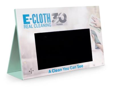 China plug-in video shelf talker display with custom print 10 inch video loop display for sale